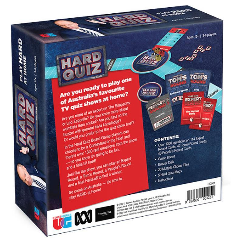 Hard Quiz Board Game - Afterpay Available!