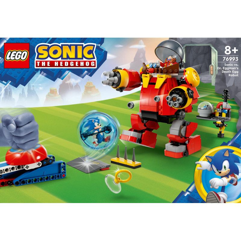 LEGO Sonic Sonic vs. Dr. Eggman's Death Egg Robot 76993 | Mr