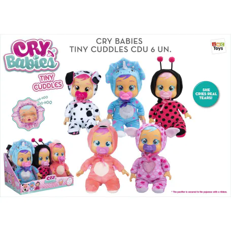 Cry Babies Tiny Cuddles Core Asst - Afterpay Available!