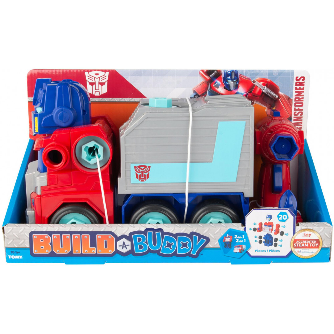 Build-A-Buddy Transformers 2-In-1 Optimus Prime - Afterpay