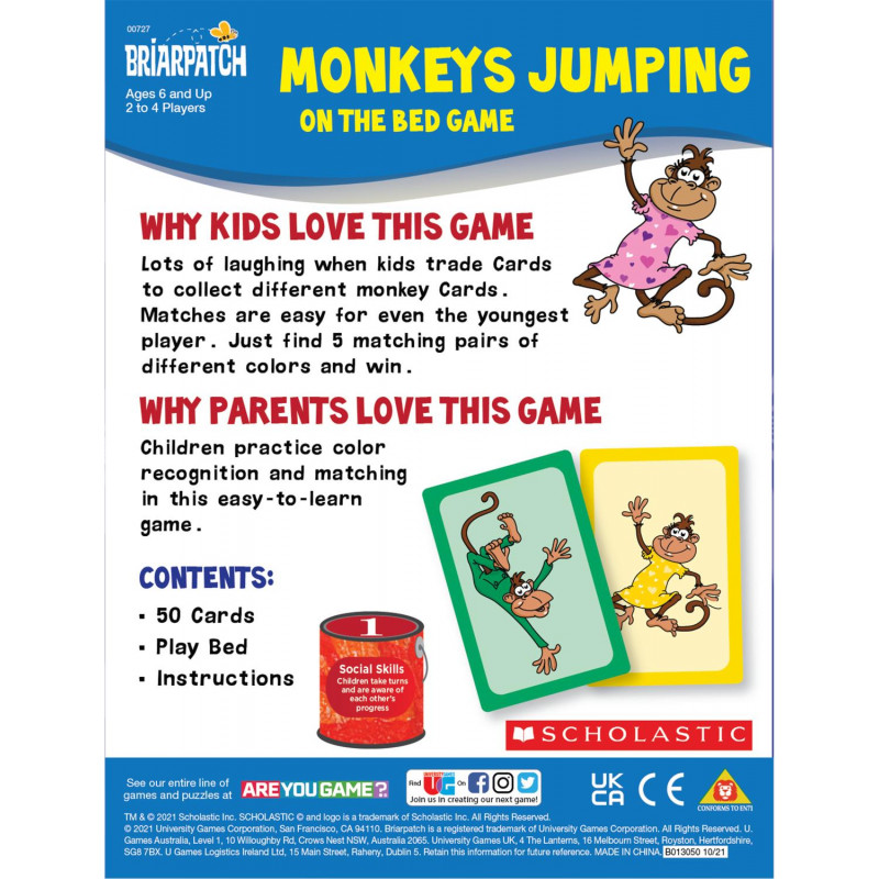Scholastic Monkeys Jumping On The Bed | Mr Toys Toyworld