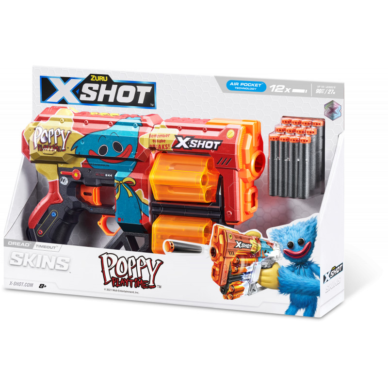 Zuru X-Shot Skins Dread - Poppy Playtime - Afterpay