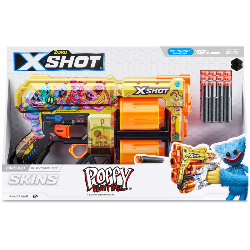 Zuru X-Shot Skins Dread - Poppy Playtime - Afterpay