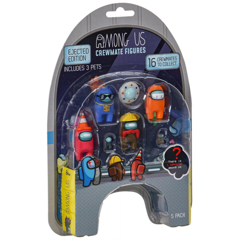 Among Us- Crewmate 5 Pack Figure Blister Pack - Shop Now!