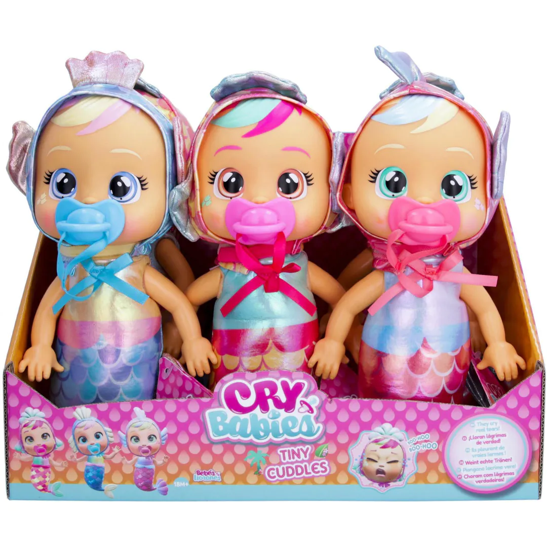 Cry Babies Tiny Cuddles Mermaids Asst | Mr Toys Toyworld