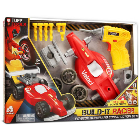 Tuff Tools Build-It Racer / 4X4 Off-Road Truck - Afterpay