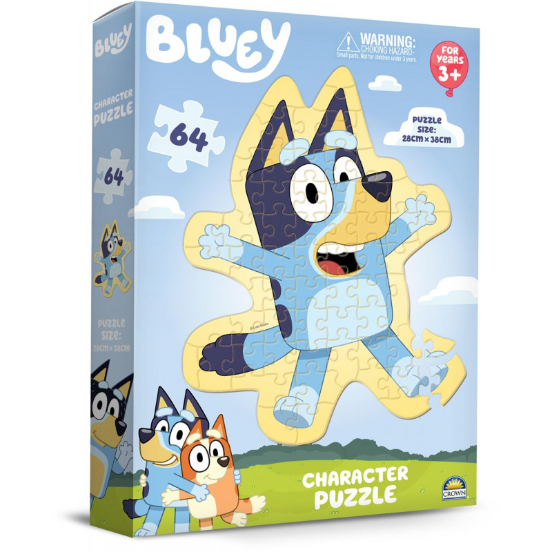 Bluey 64Pce Character Puzzle - Afterpay Available!