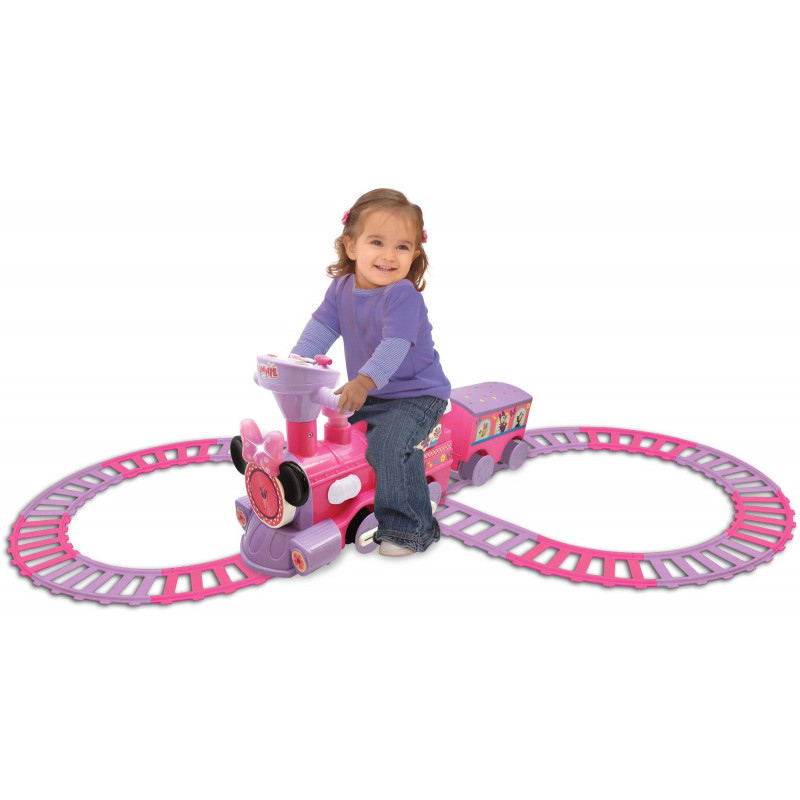 Battery Powered Minnie Train With Track - Afterpay