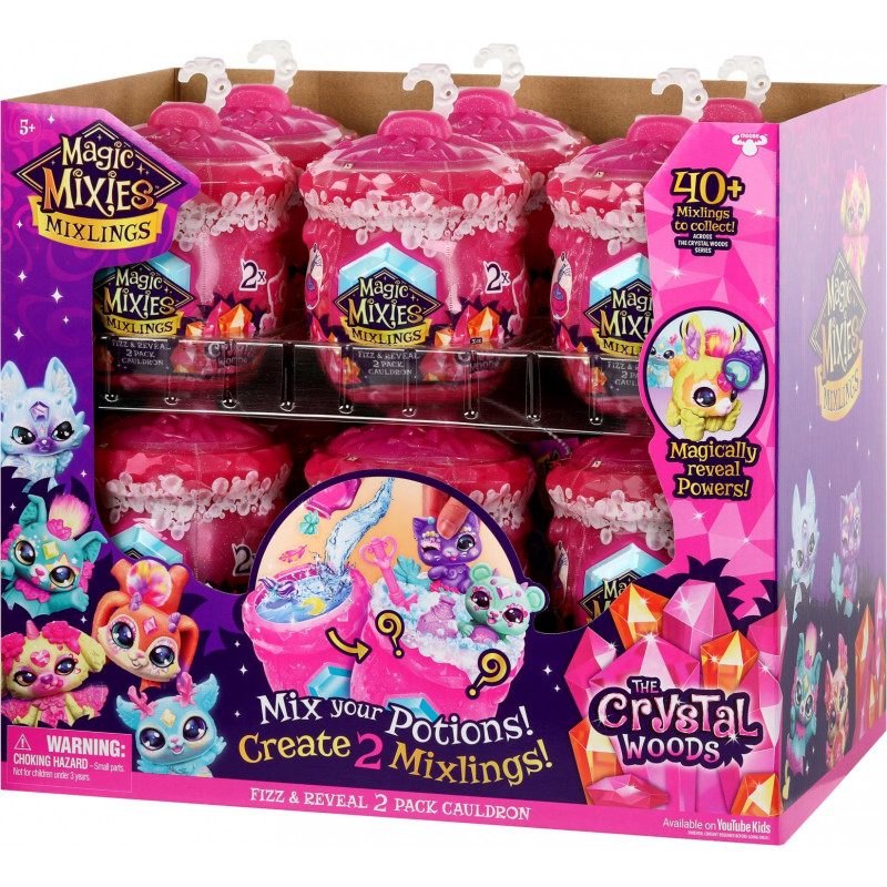 Magic Mixies Mixlings S3 Fizz And Reveal Cauldron Assorted