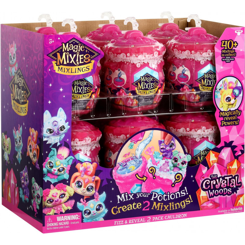 Magic Mixies Mixlings S3 Fizz And Reveal Cauldron Assorted