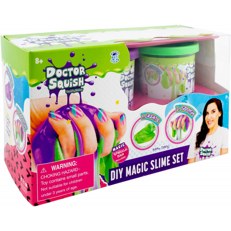 Doctor Squish DIY Magic Slime Double Pack | Mr Toys Toyworld