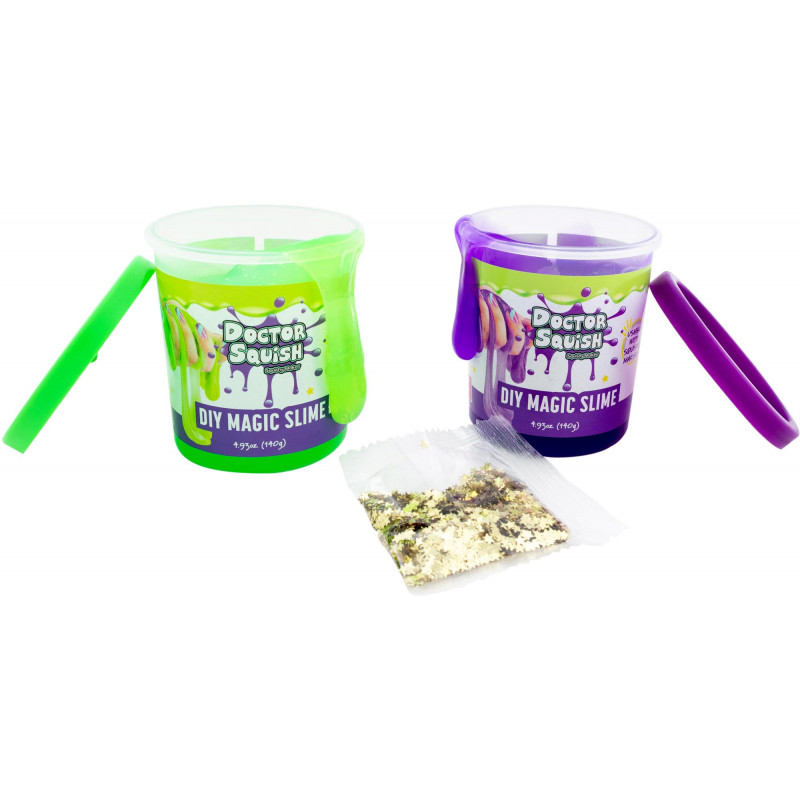 Doctor Squish DIY Magic Slime Double Pack | Mr Toys Toyworld