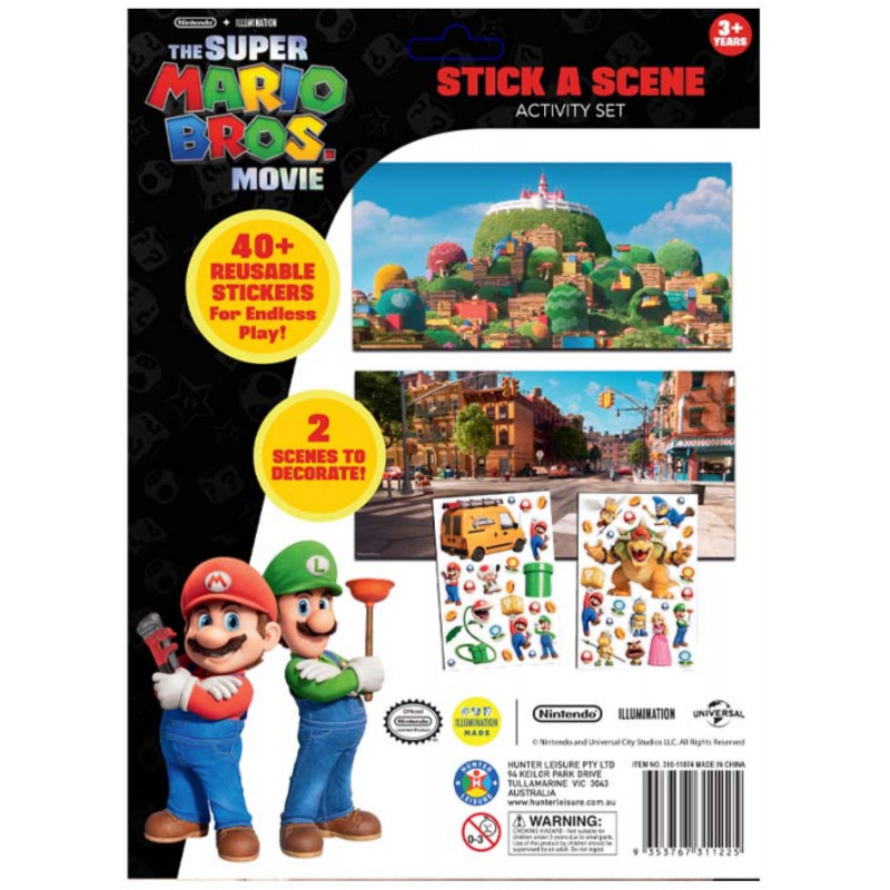 Super Mario Stick A Scene - Afterpay Available!