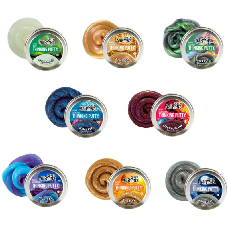 Aaron's Putty 2" Mini Thinking Putty Star Effects Tin