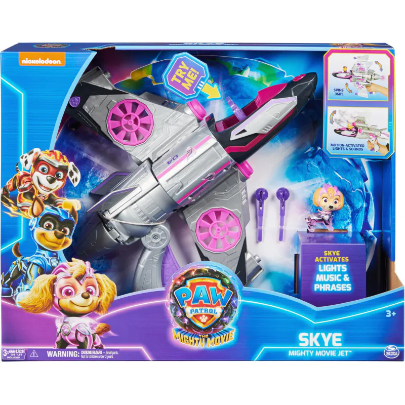 Paw Patrol The Mighty Movie Skye Feature Jet - Afterpay