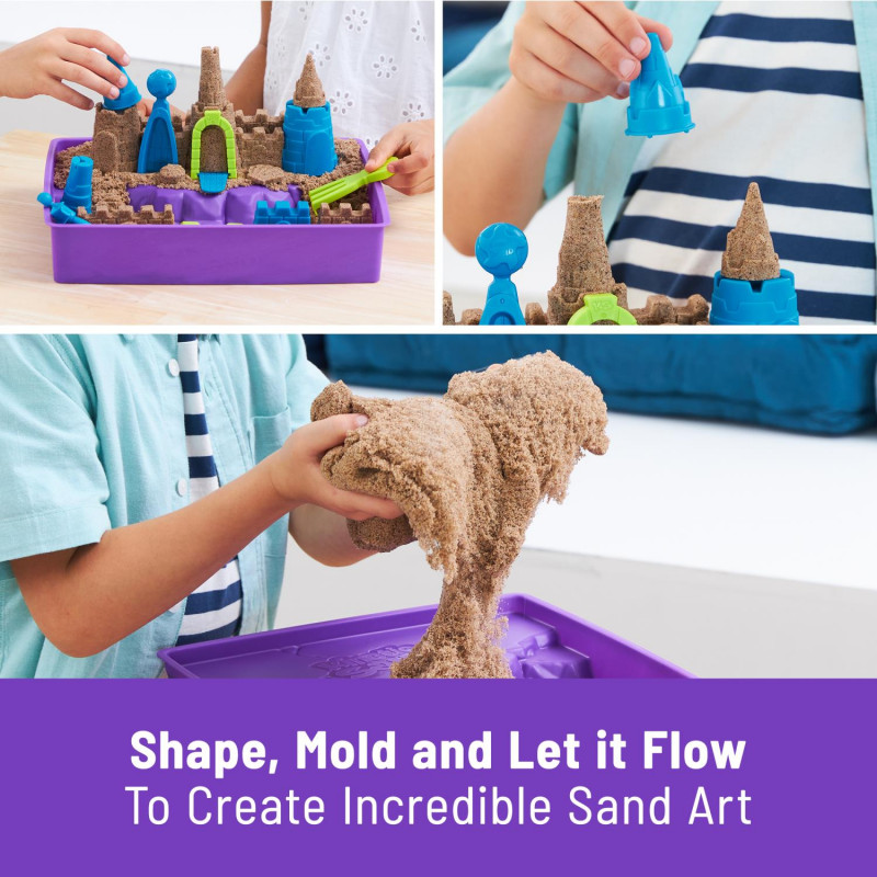 Kinetic Sand Deluxe Beach Castle Playset - Shop Now!