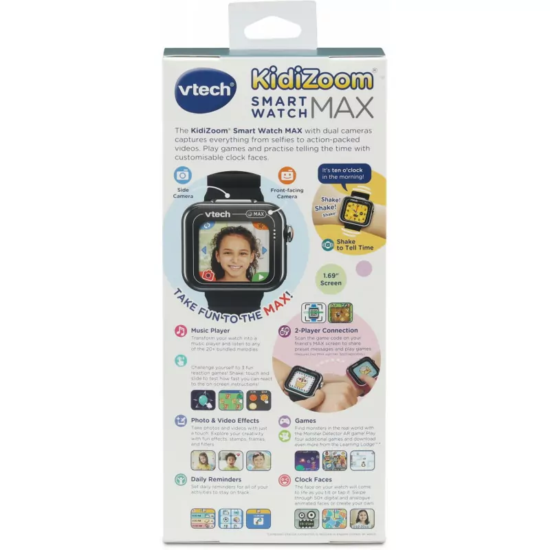 Kidizoom Smartwatch MAX - Black - Afterpay Available!