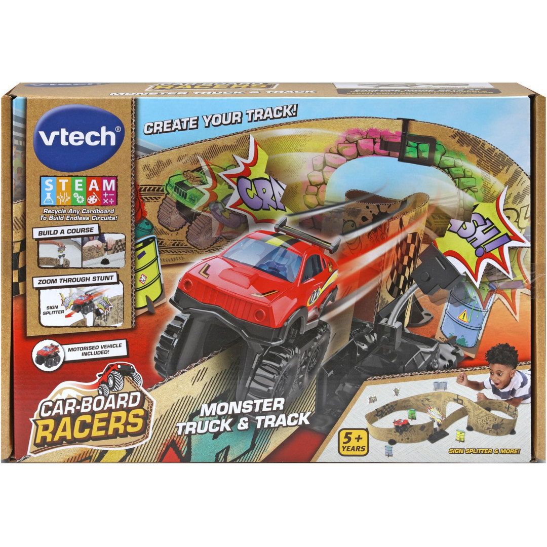 Car-Board Racers Monster Truck & Track - Afterpay Available!