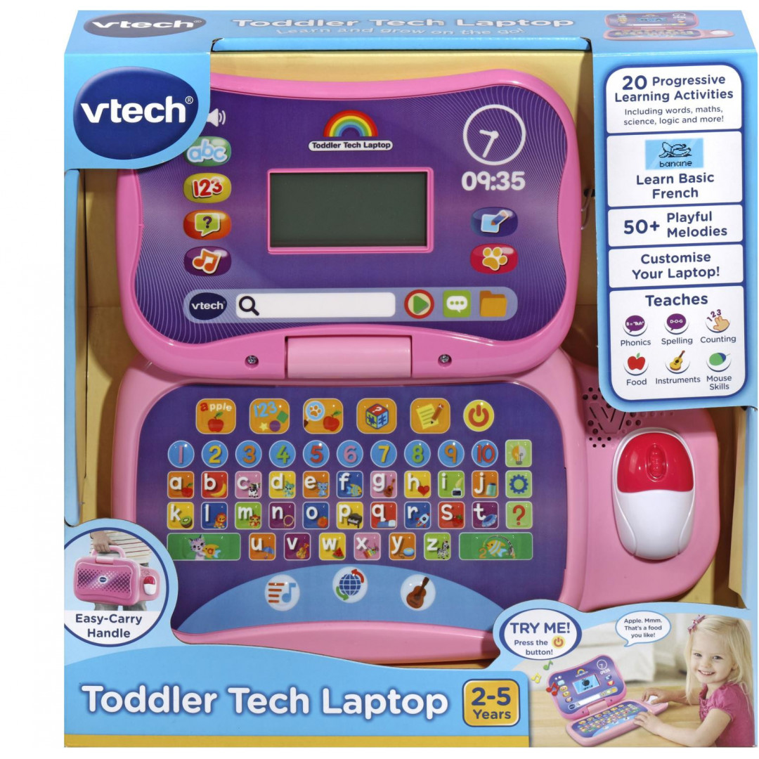 Toddler Tech Laptop Pink - Afterpay Available!