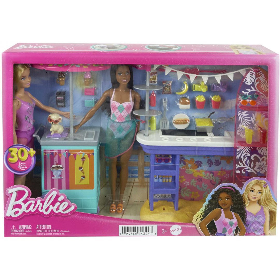 Barbie Beach Boardwalk Playset | Mr Toys Toyworld