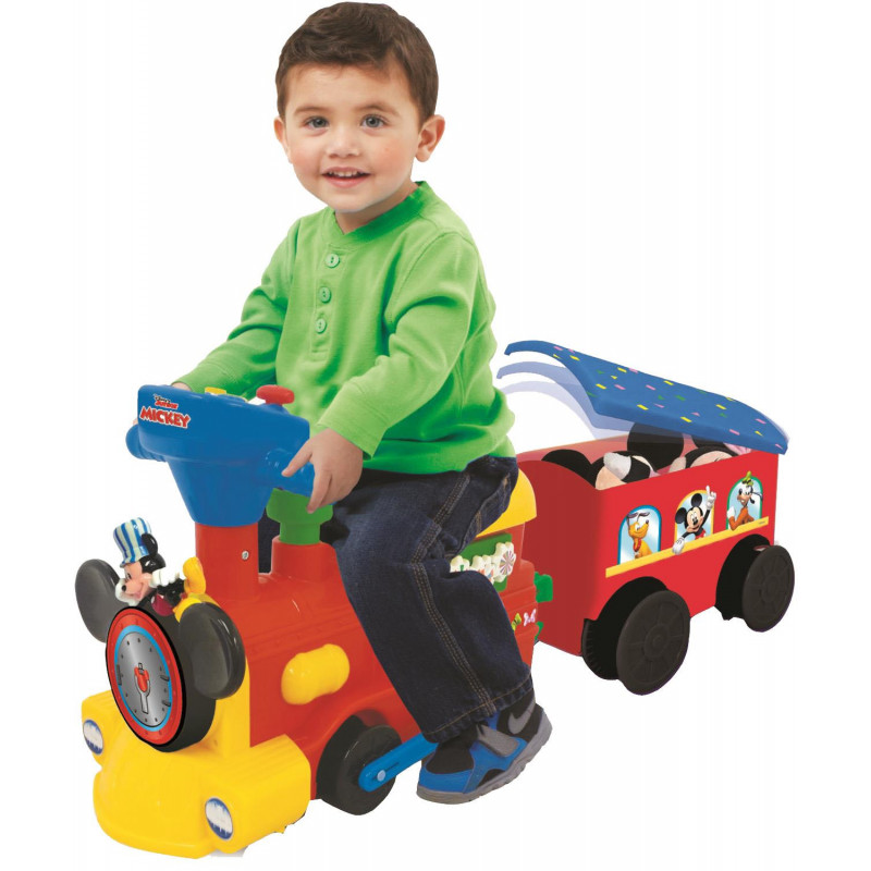 Battery Powered Mickey Train With Track - Afterpay