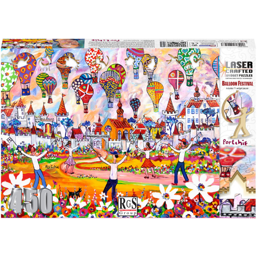 Balloon Festival Wooden Widget Puzzles | Mr Toys Toyworld