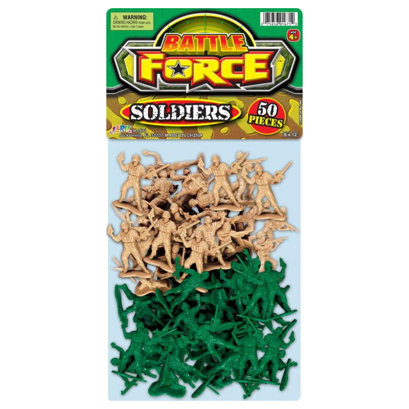 Battle Force Plastic Soldiers 50Pk - Afterpay Available!