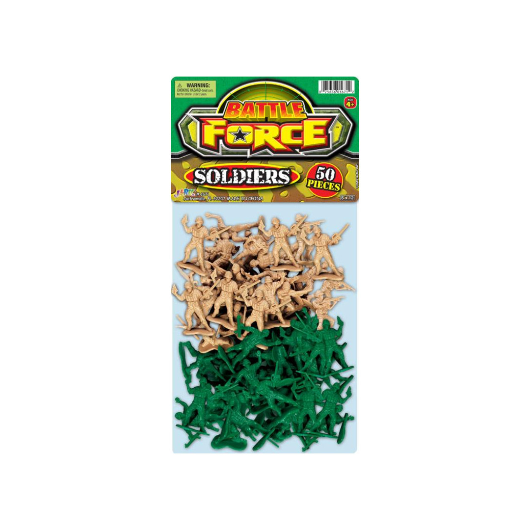 Battle Force Plastic Soldiers 50Pk - Afterpay Available!