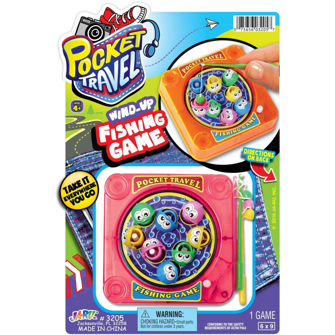 Poket Travel Wind-up Fishing Game | Mr Toys Toyworld