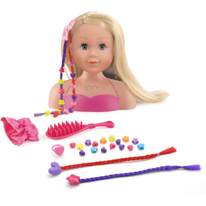 Dolls World Styling Head Blonde Hair - Afterpay Available!