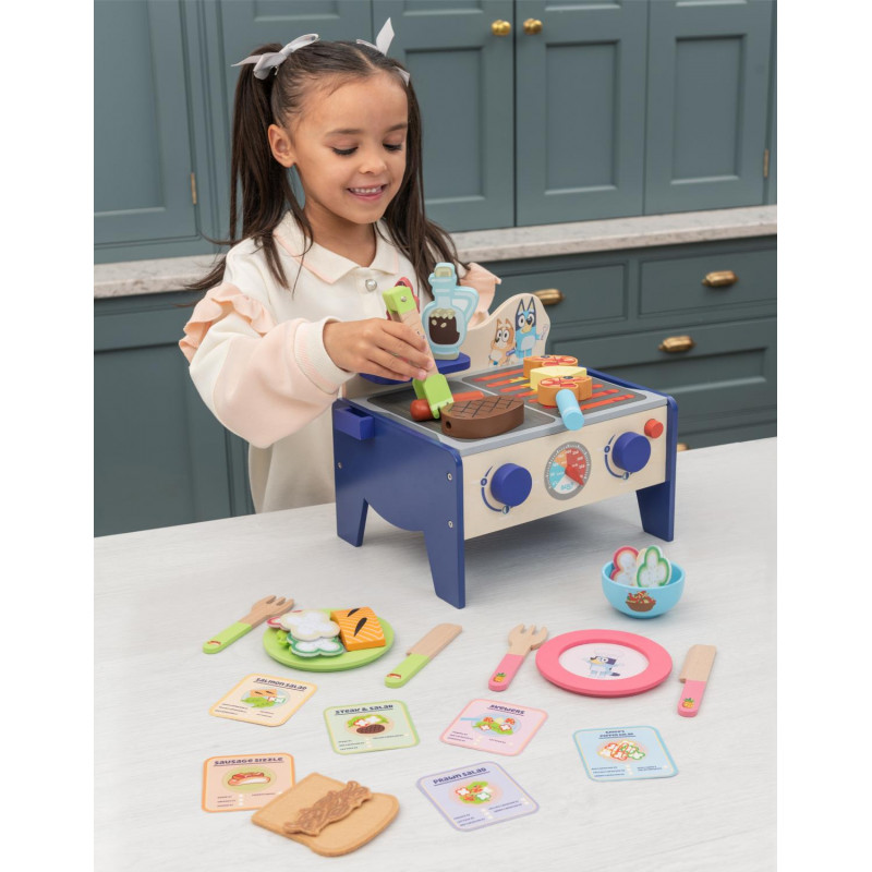 Bluey Wooden Bbq & Salad Set - Afterpay Available!