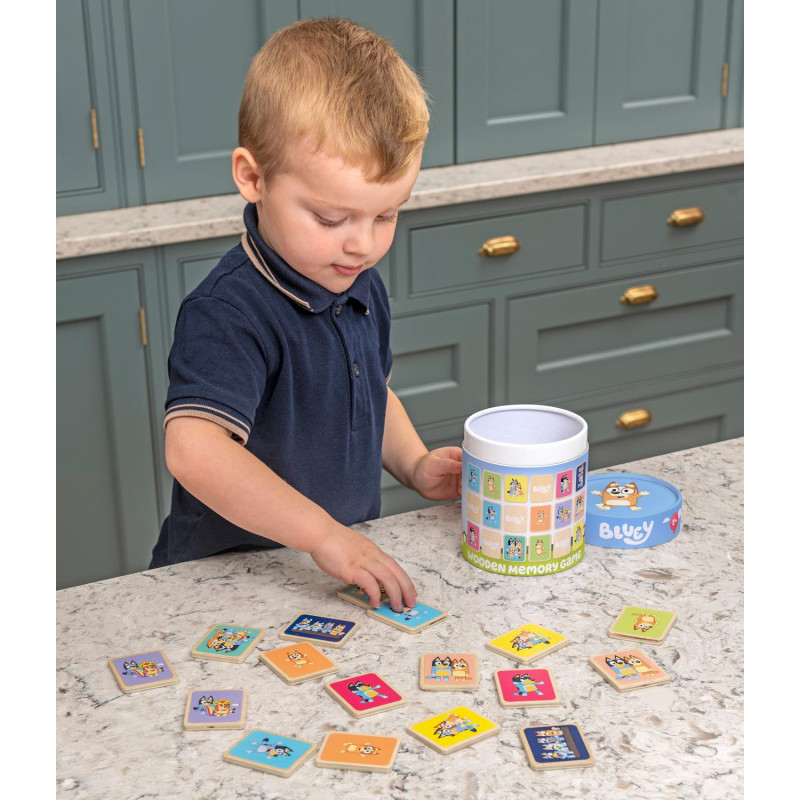 Bluey Wooden Memory Game | Mr Toys Toyworld