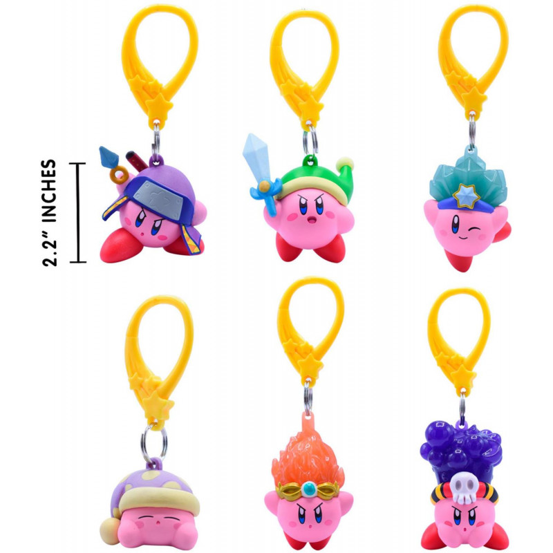 Kirby Collectible Backpack Hangers - Glow In The Dark