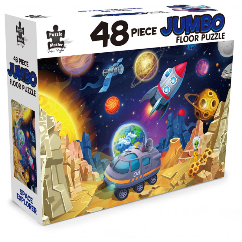 48 Piece Jumbo Floor Puzzle Space Explorer - Afterpay