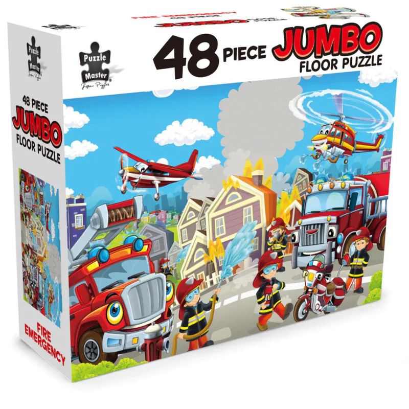 48 Piece Jumbo Puzzles Fire Emergency - Afterpay Available!