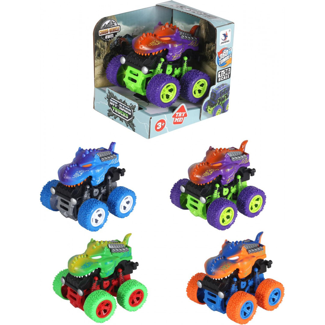 4 Wheel Friction Dinosaur Car | Mr Toys Toyworld