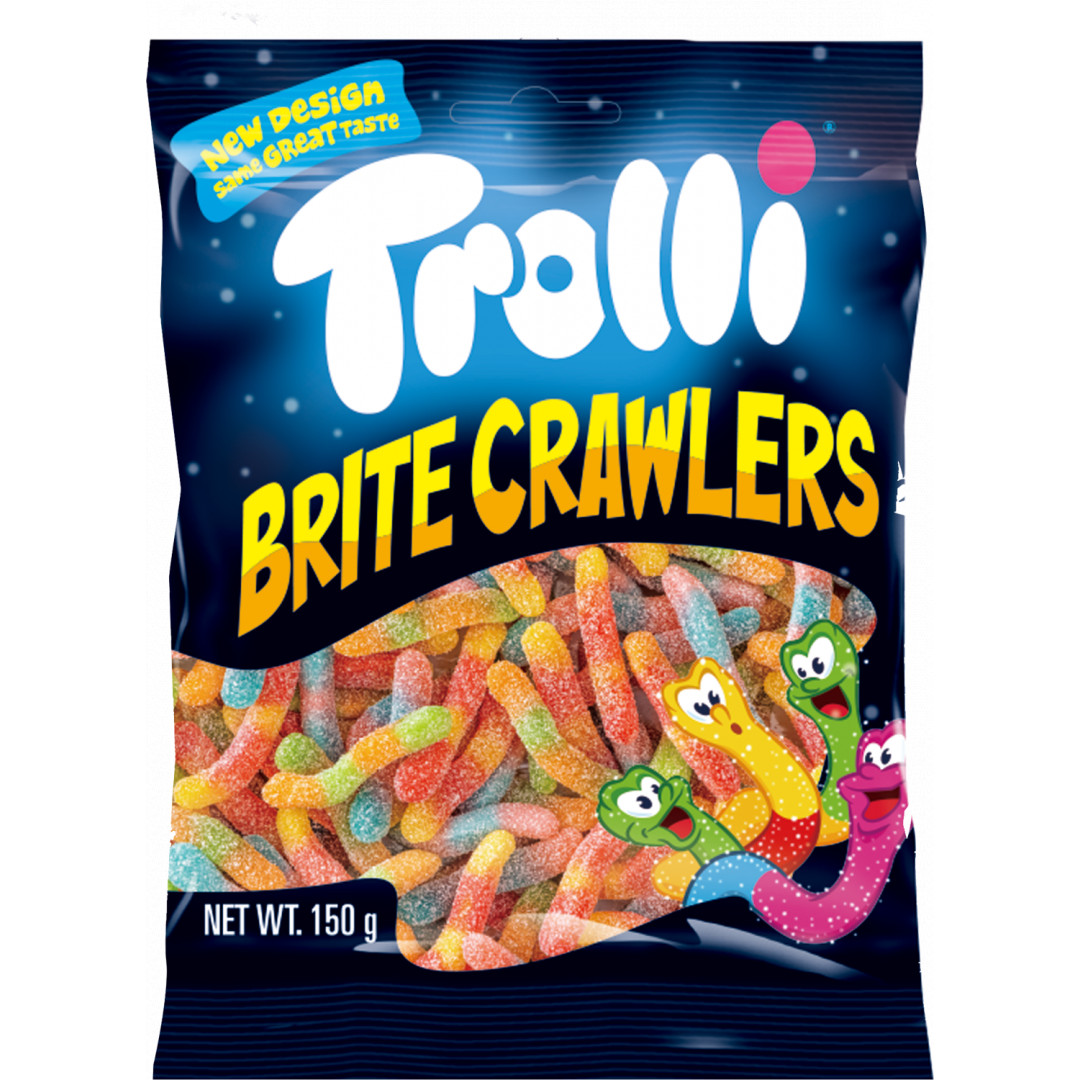 Trolli Brite Crawlers 150G | Mr Toys Toyworld