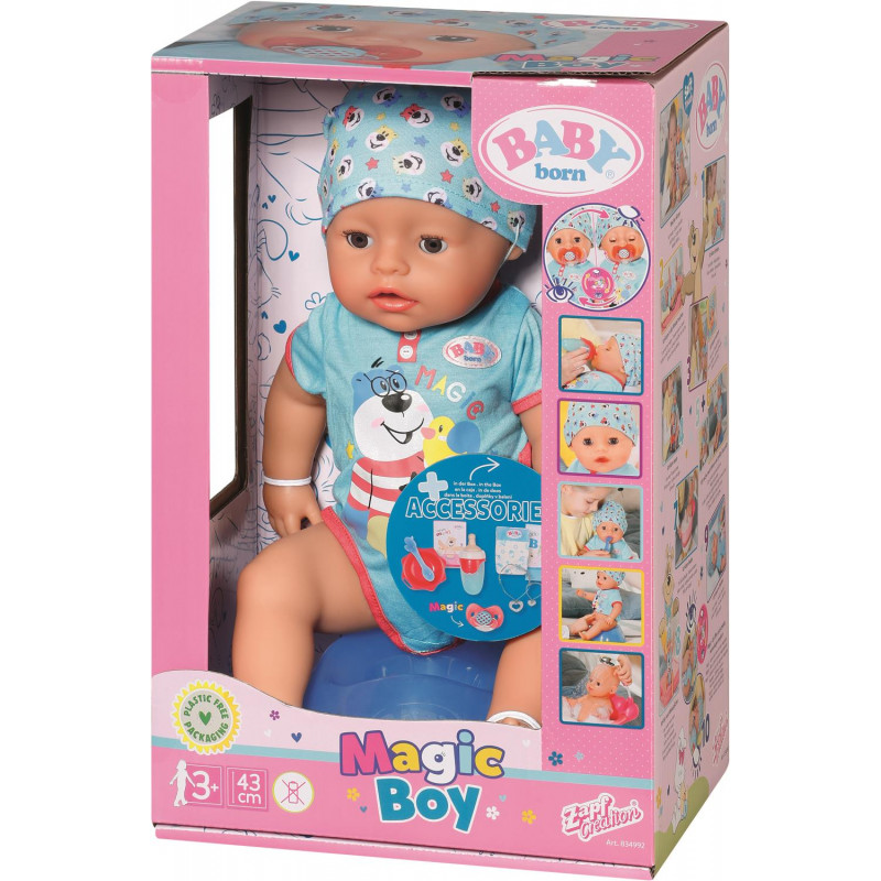 Baby Born Magic Boy 43cm Doll - Afterpay Available!