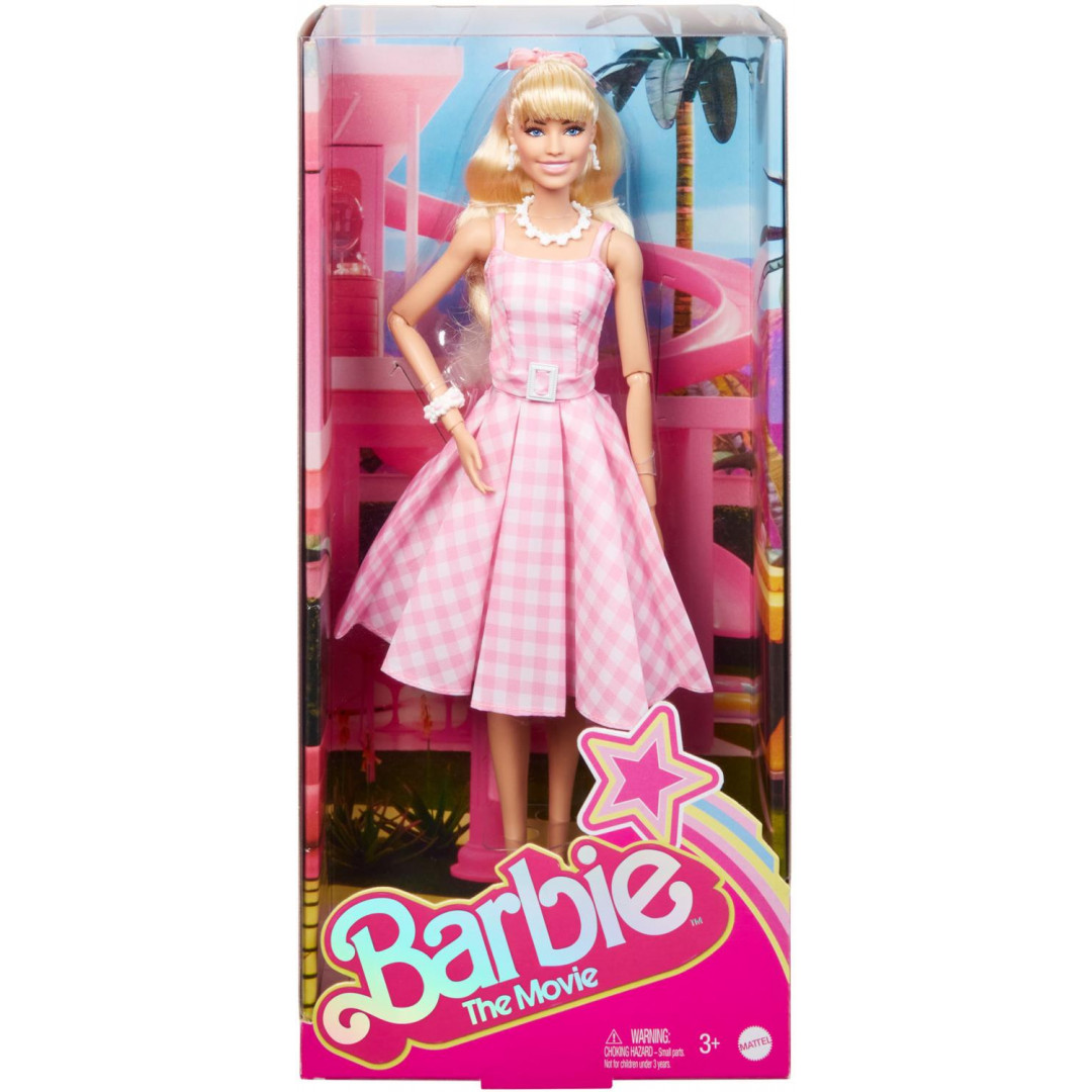 Barbie the Movie Barbie in Pink Gingham Dress - Afterpay