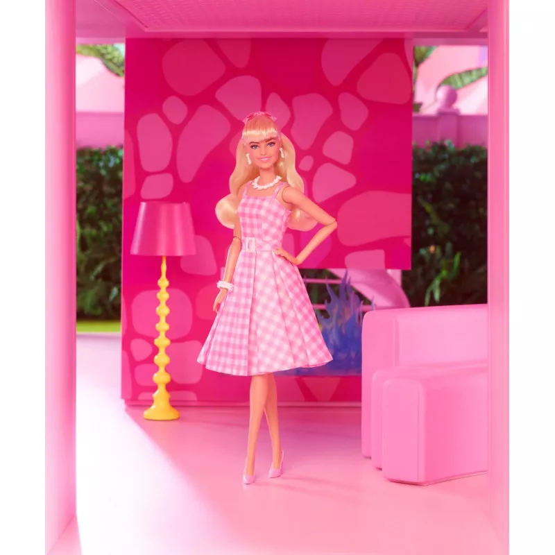 Barbie the Movie Barbie in Pink Gingham Dress - Afterpay