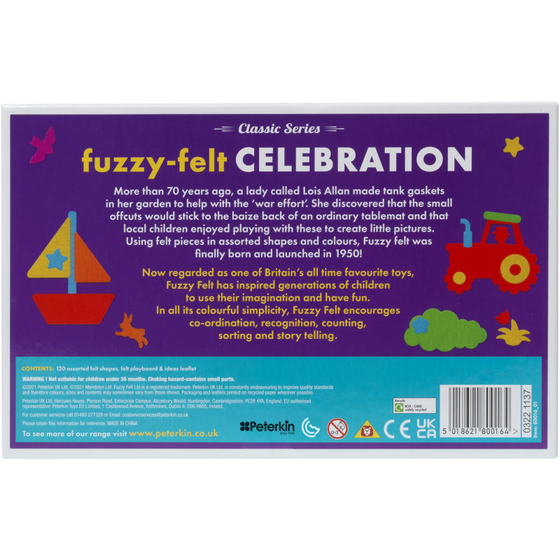 Fuzzy Felt Classic - Celebration - Afterpay Available!