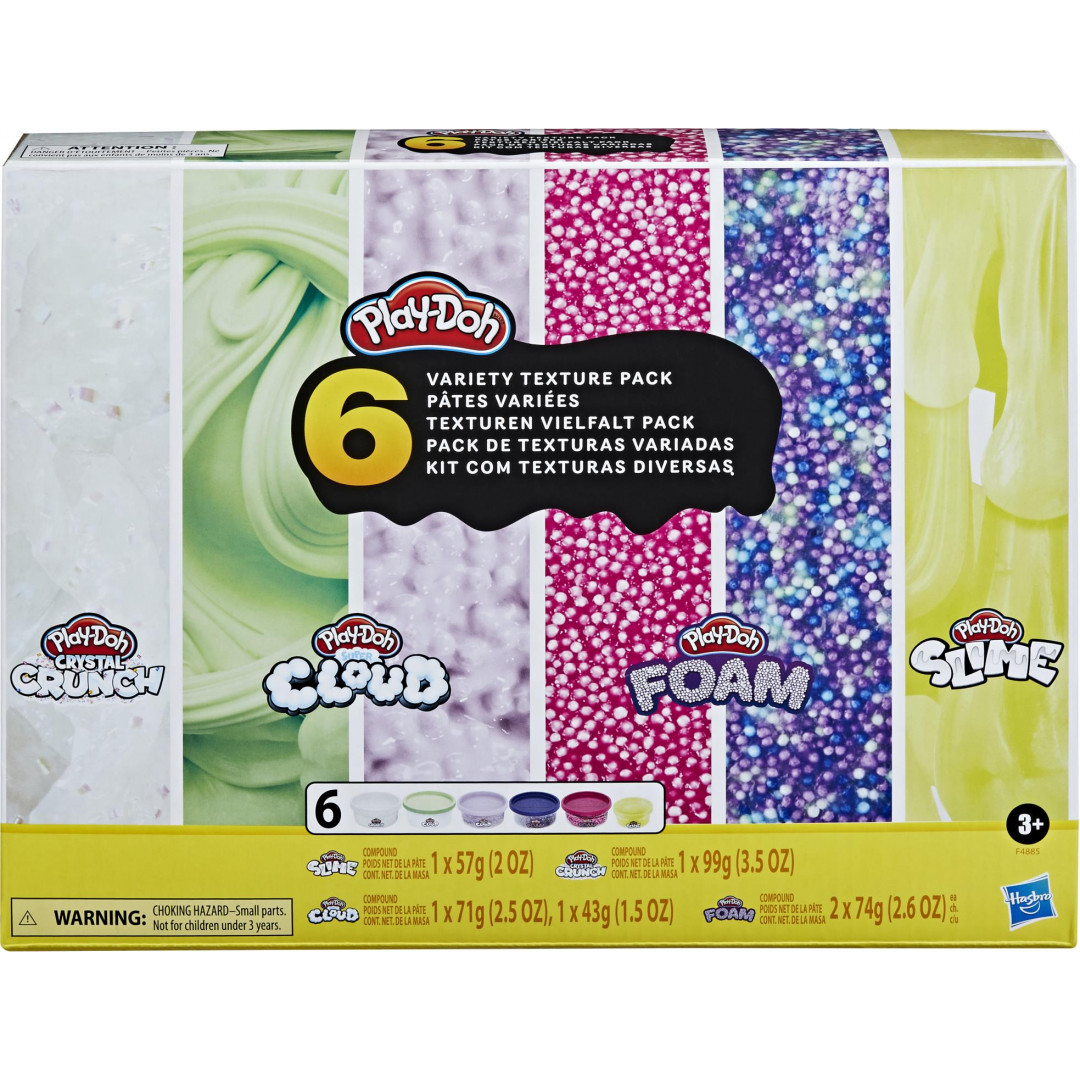 Play-Doh 6 Variety Texture Pack - Afterpay Available!