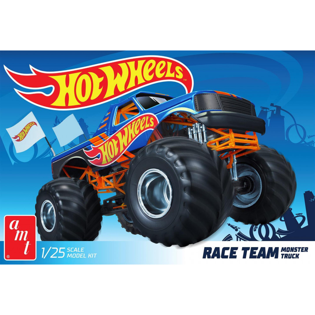 AMT 1/25 Ford Monster Truck Hot Wheels Plastic Model Kit