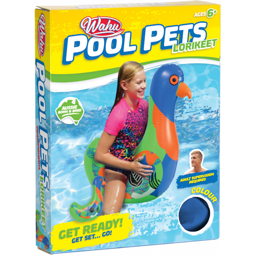 Wahu Pool Pets - Rainbow Lorikeet Racer - Afterpay