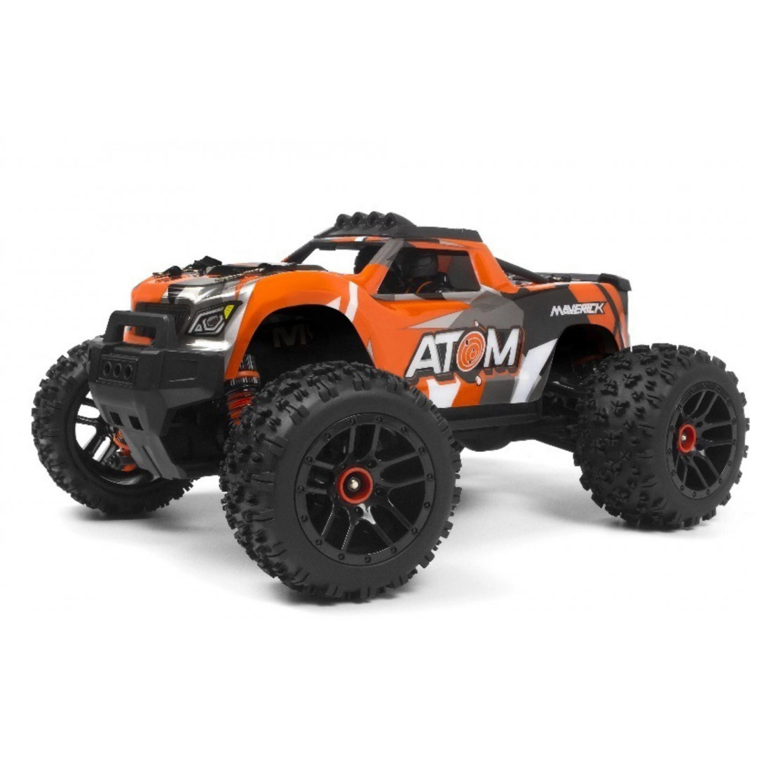 Maverick 1/18 Atom 4WD RC Monster Truck - Orange - Afterpay