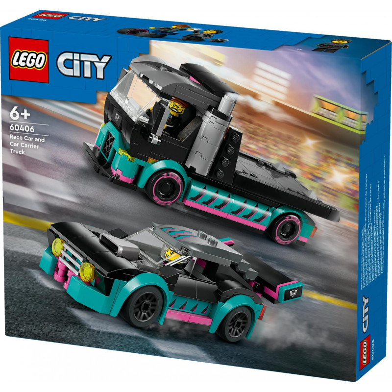 LEGO City Race Car and Car Carrier Truck 60406 - Afterpay