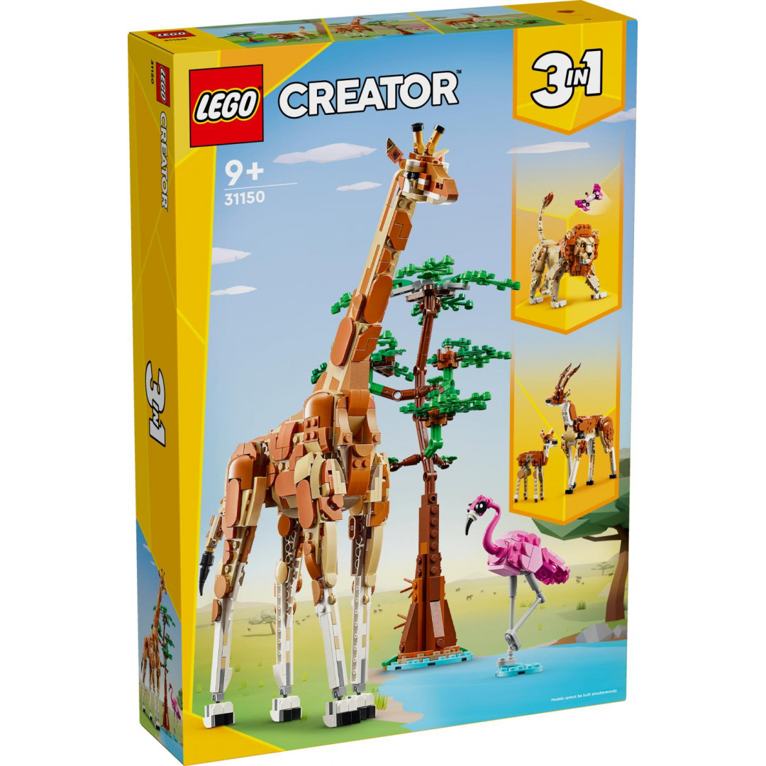 LEGO Creator Wild Safari Animals 31150 - Afterpay Available!