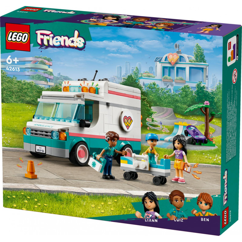 LEGO Friends Heartlake City Hospital Ambulance 42613 | Mr Toys
