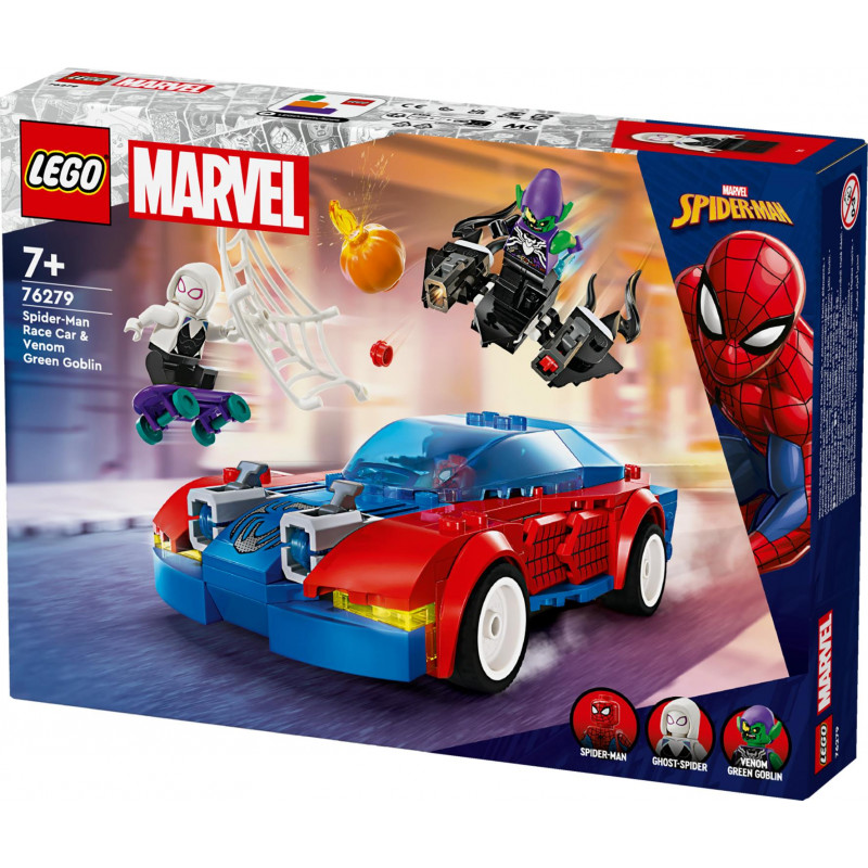 LEGO Super Heroes Spider-Man Race Car & Venom Green Goblin 76279