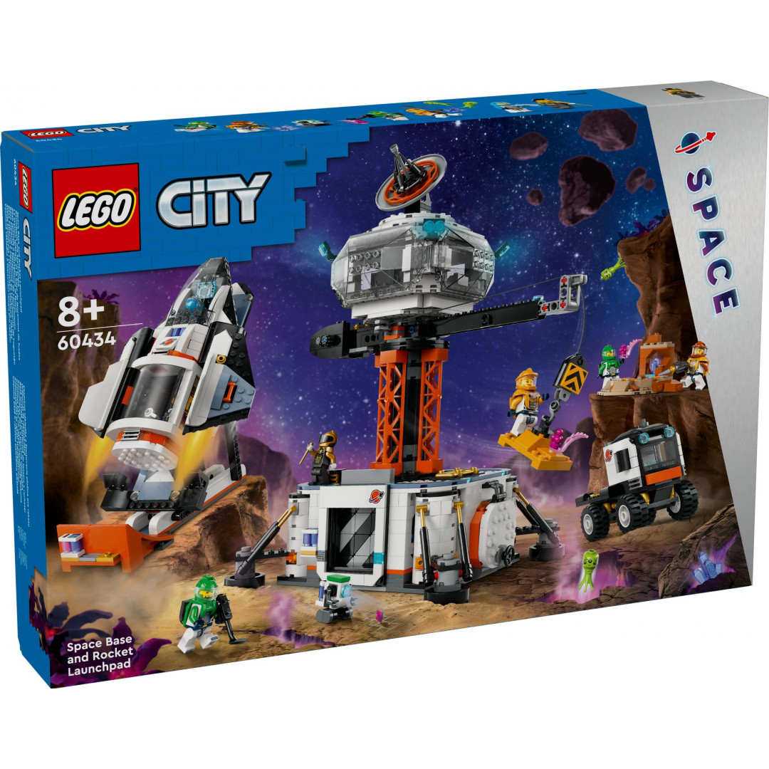 LEGO City Space Base and Rocket Launchpad 60434 - Shop Now!